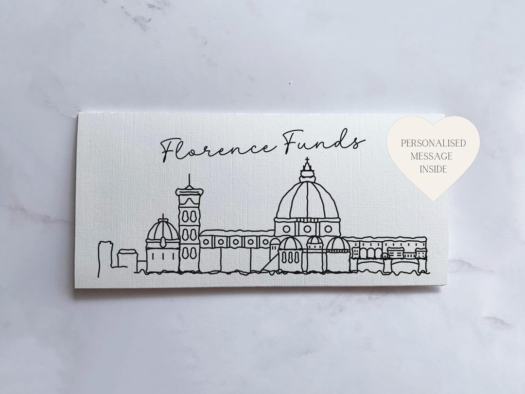 Florence Travel Money Wallet Card | Ticket or Cash Envelope Wallet for ...