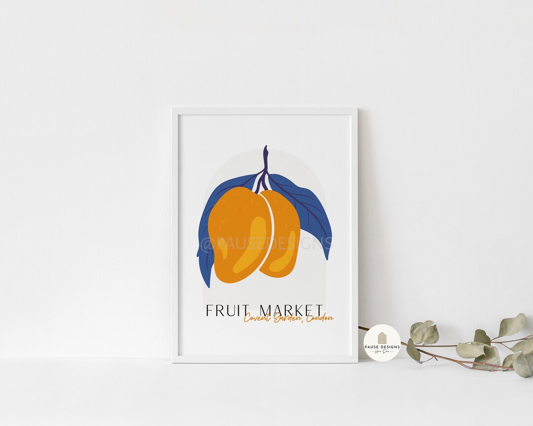 Covent Garden Fruit Market Mango Wall Art Print UNFRAMED PRINT A3/A4/A5 ...