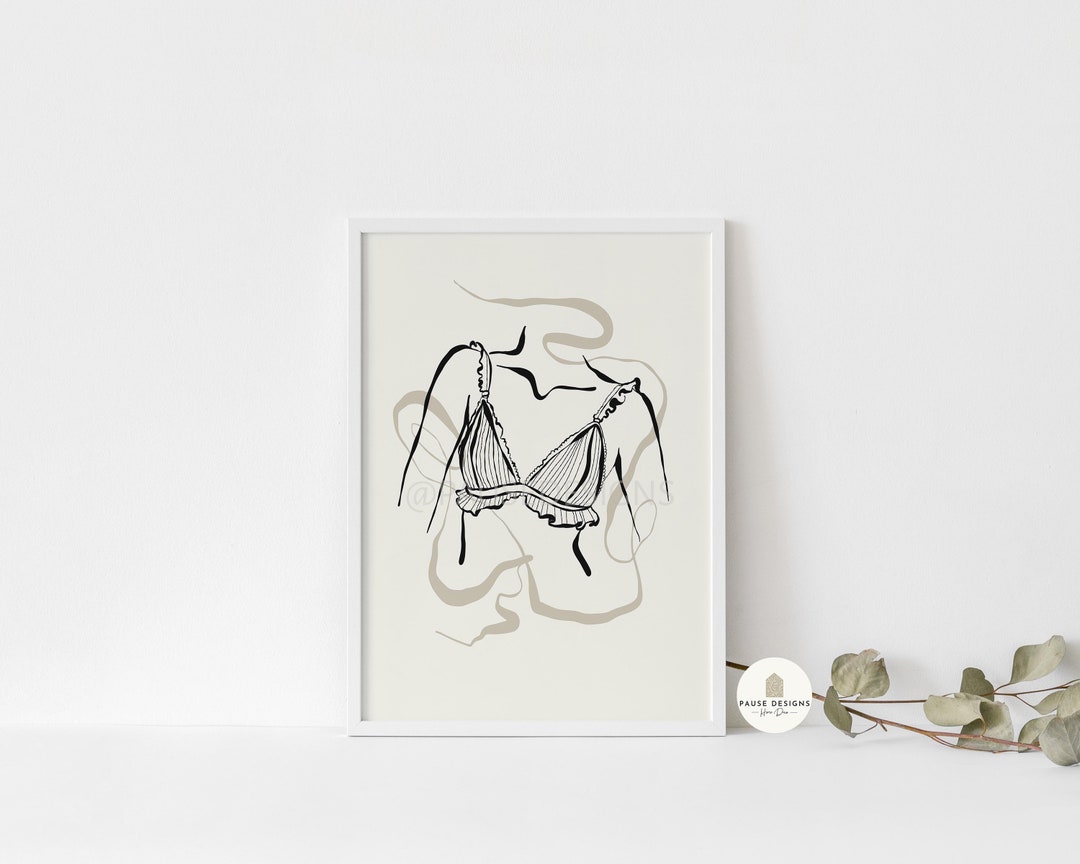 Feminine Abstract Wall Art Print UNFRAMED PRINT A3/A4/A5 Prints Home ...