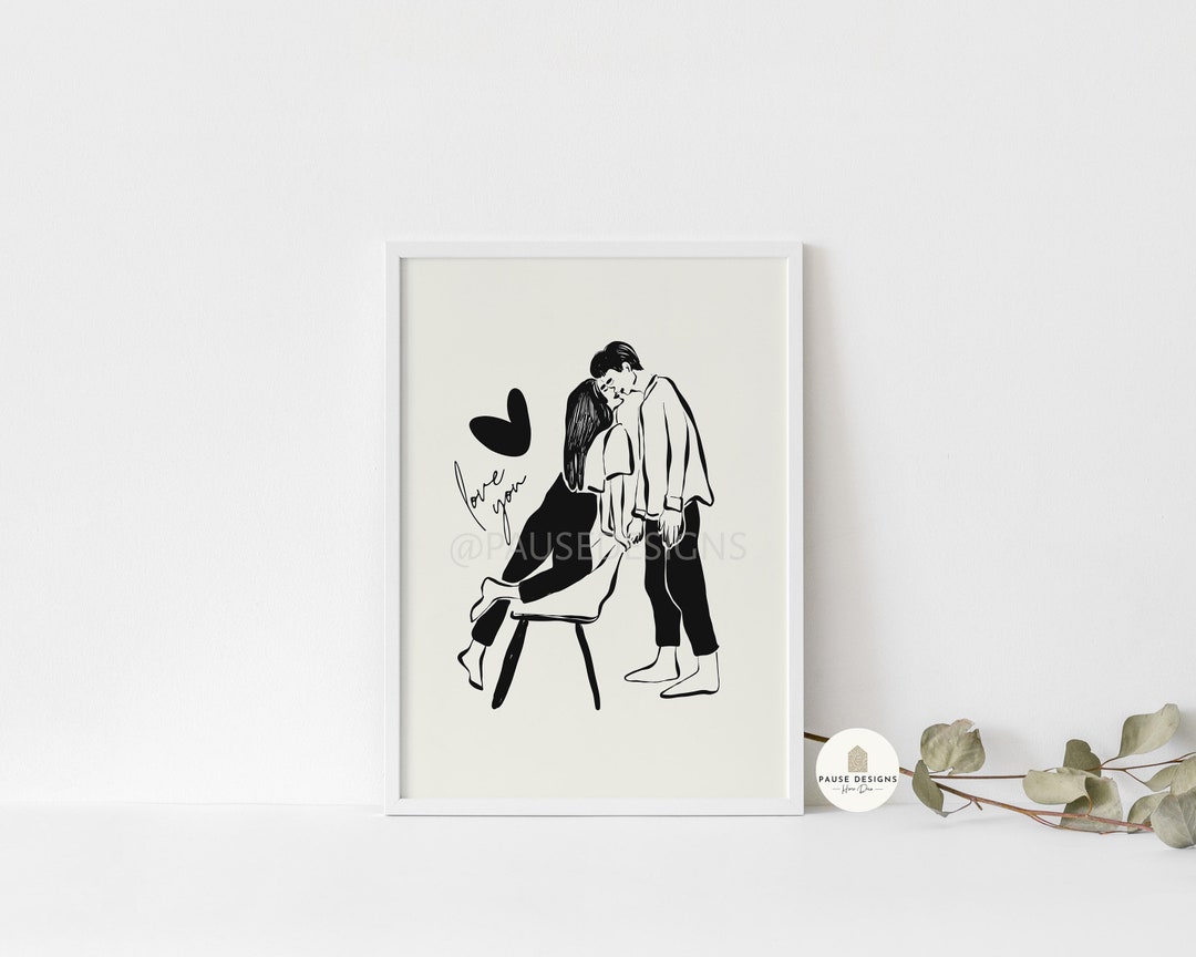 Romantic & Love Wall Art Print UNFRAMED PRINT A3/A4/A5 Prints Home ...