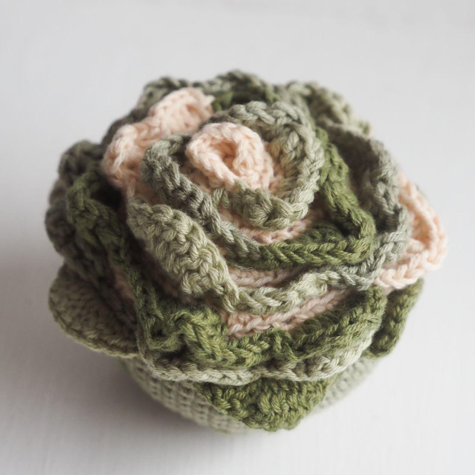 Crochet Lettuce & Cauliflower Pattern (digital Download) - Etsy
