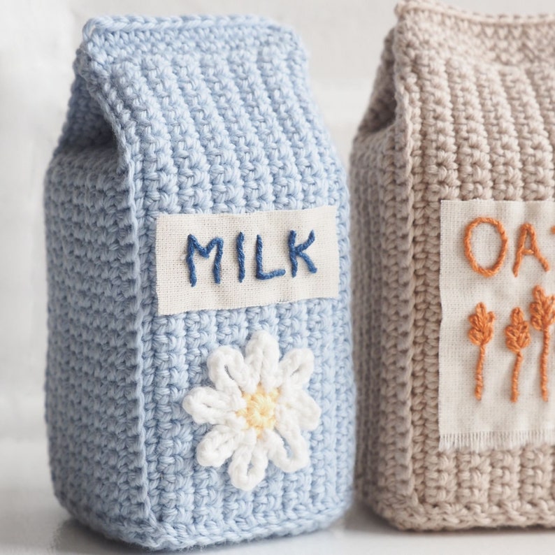 Milk Cartons Crochet Playfood Pattern (digital Download) - Etsy