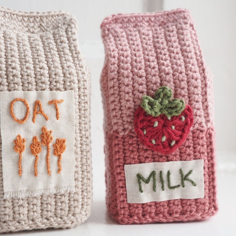 Milk Cartons Crochet Playfood Pattern (digital Download) - Etsy