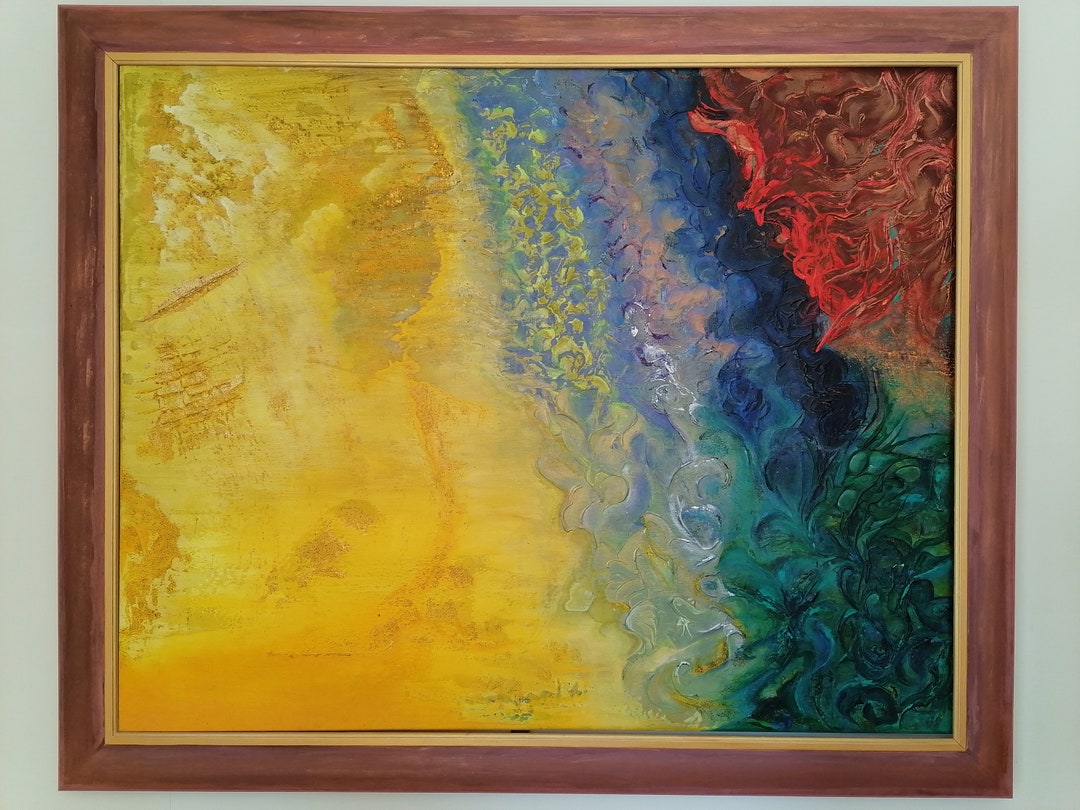 Handmade Acrylic Painting Feelings Etsy