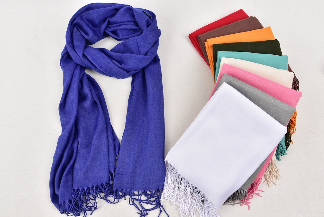 Turkish Pashminas , Organic Cotton Pashminas, Wedding Gift, 28x67 ...