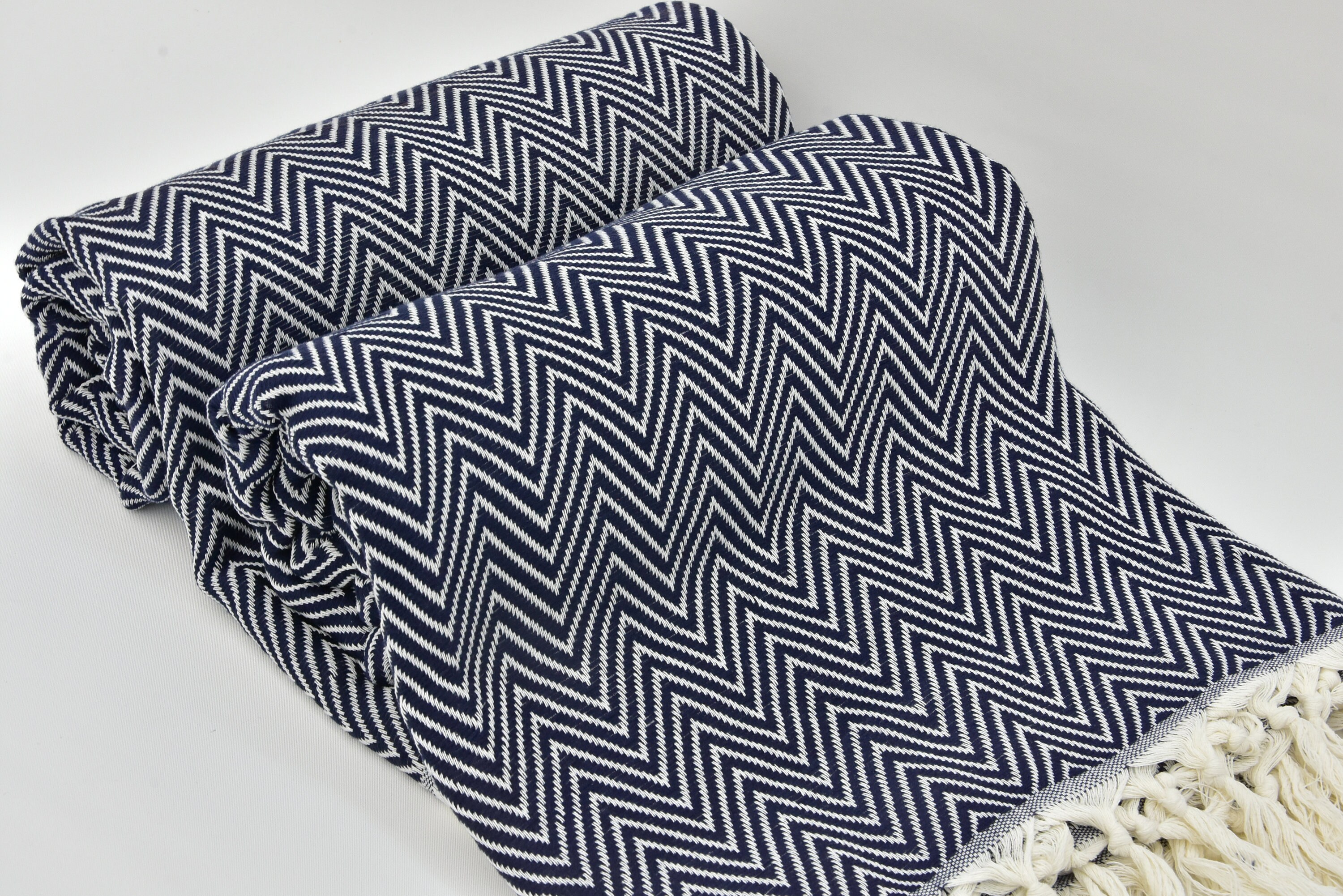 Turkish Throws Turkish Blanket Navy Blue Blanket Turkish - Etsy