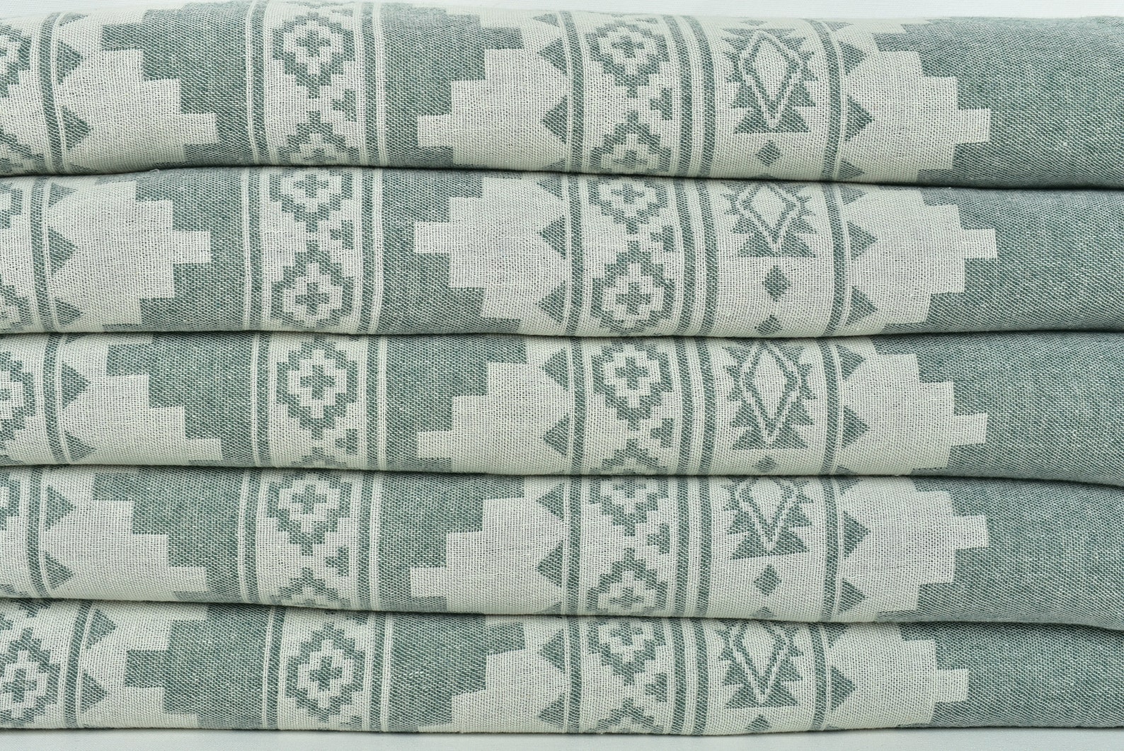 Sofa Blanket, Turkish Bedspread, Dark Green Blanket, Kilim Blanket ...