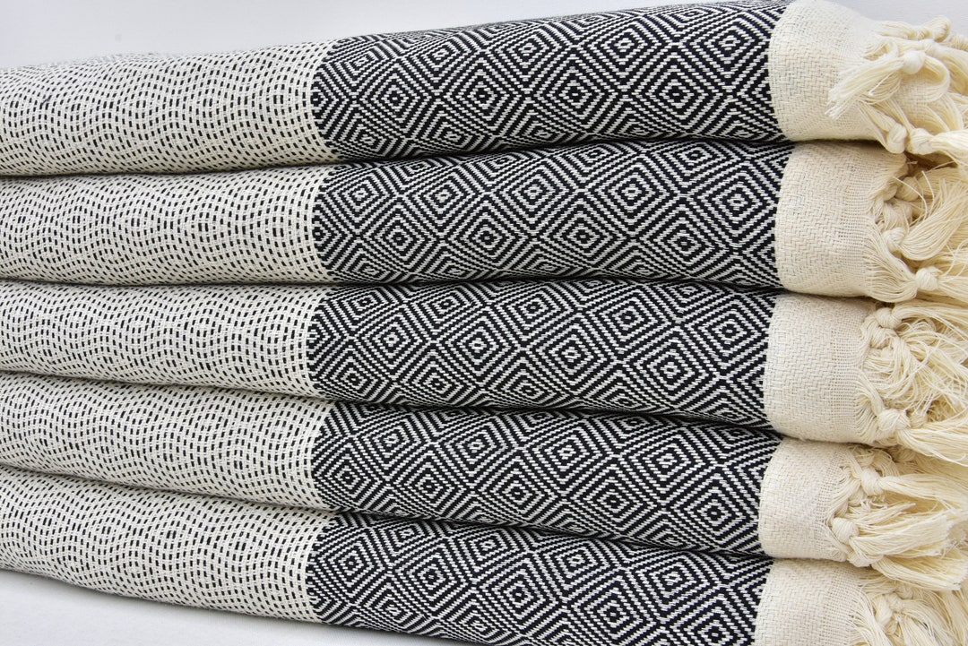 Turkish Blanket Bed Cover Blanket Decor Blanket Soft Blanket 79"x95 ...