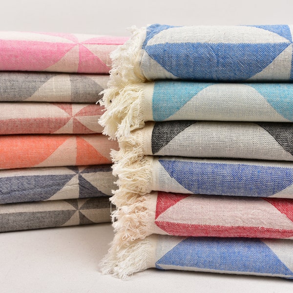 Geometric Hand Towel - Etsy