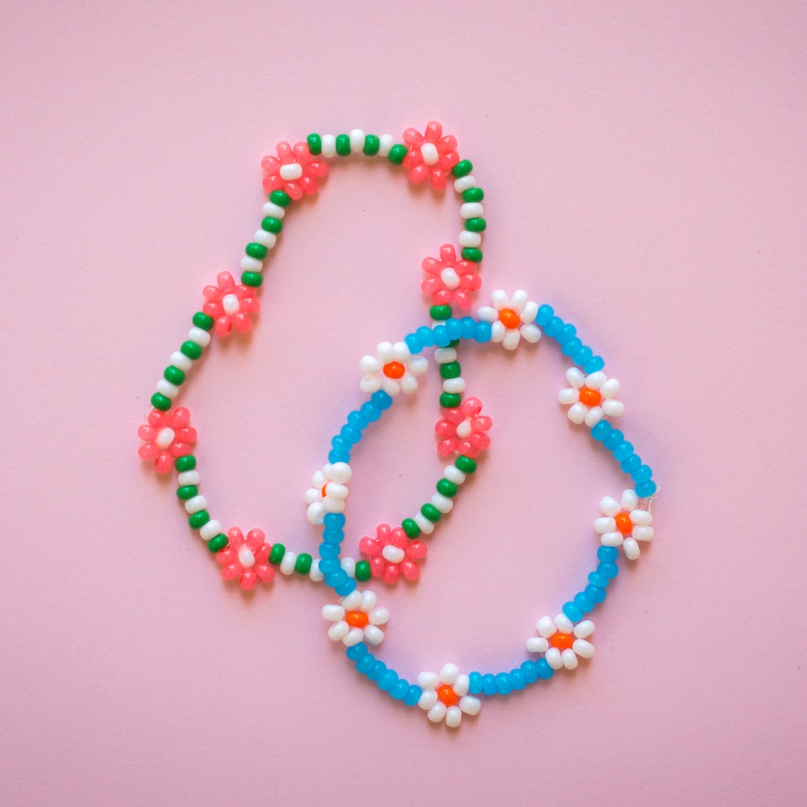 Custom Mini Daisy Bead Bracelet Stackable Bracelet Etsy custom-mini-daisy-bead-bracelet-stackable-bracelet-etsy