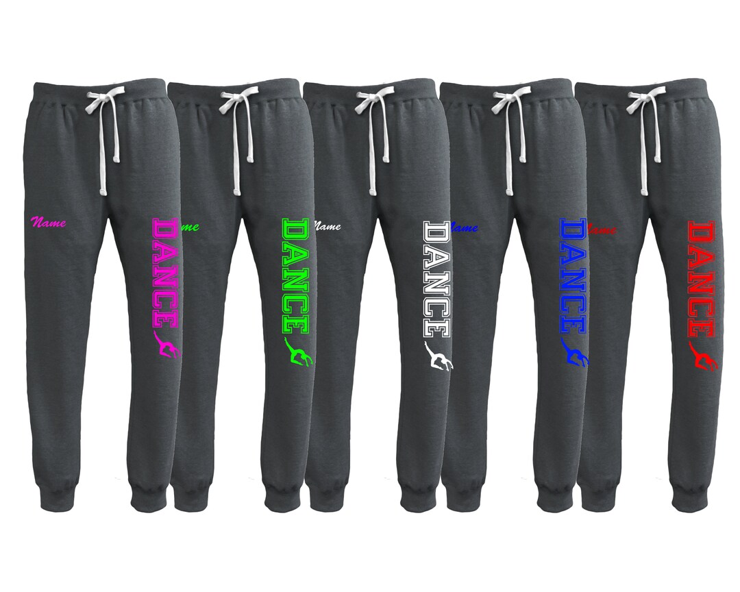 Customizable Dance Joggers add Your Name - Etsy