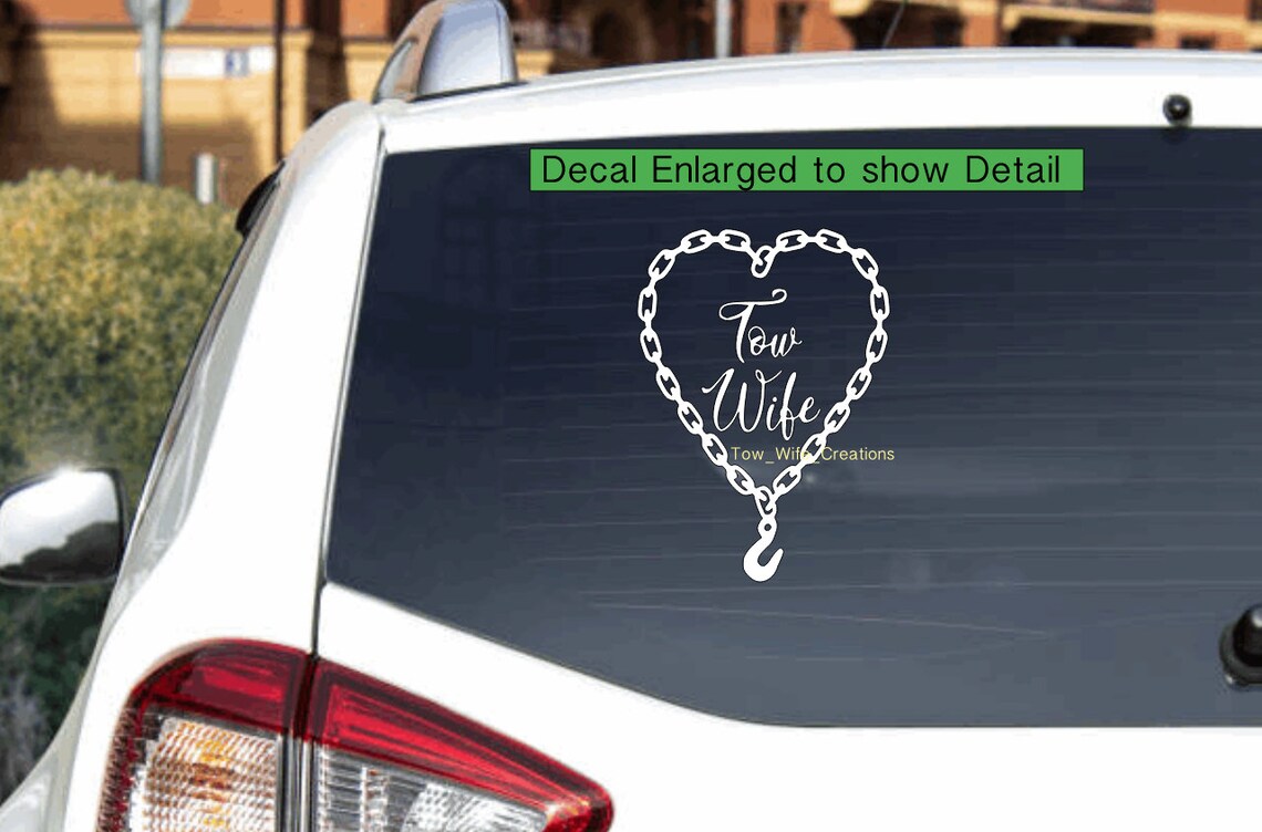 Tow Wife Decal Tow Life Decal Tow Truck Decal Tow Wife | Etsy