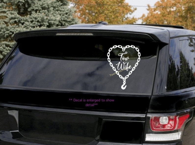 Tow Wife Decal Tow Life Decal Tow Truck Decal Tow Wife | Etsy