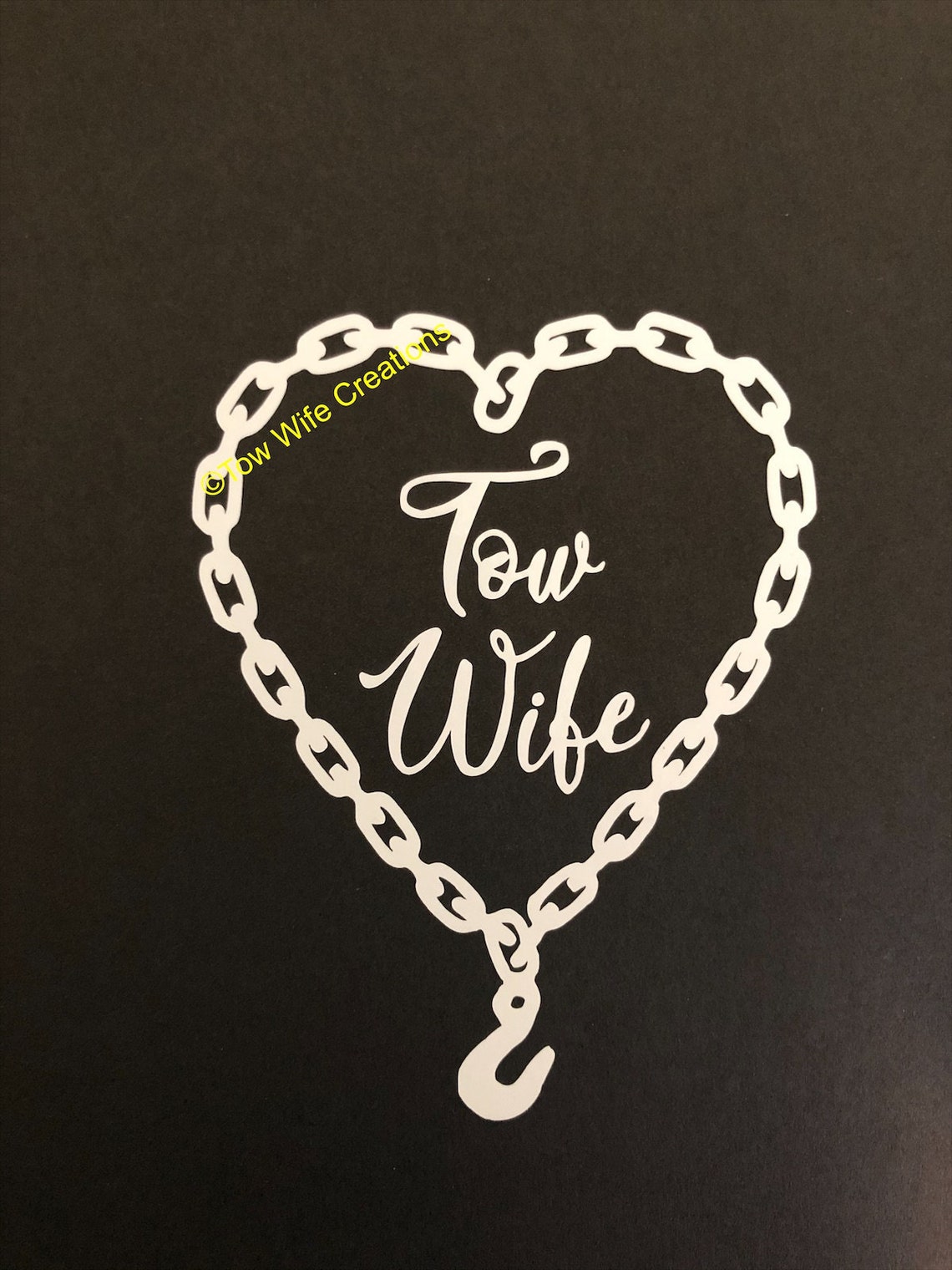 Tow Wife Decal, Tow Life Decal, Tow Truck Decal, Tow Wife Gift, Tow ...