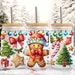 Christmas Gingerbread Cookie 16 Oz Libbey Frosted Glass Can Wrap ...