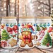 Christmas Gingerbread Cookie 16 Oz Libbey Frosted Glass Can Wrap ...