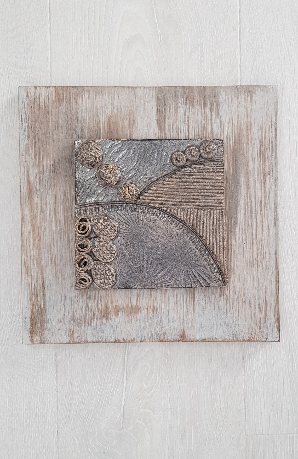 3D Wall Art Ceramic Contemporary Wall Tile Decor Panel | Etsy