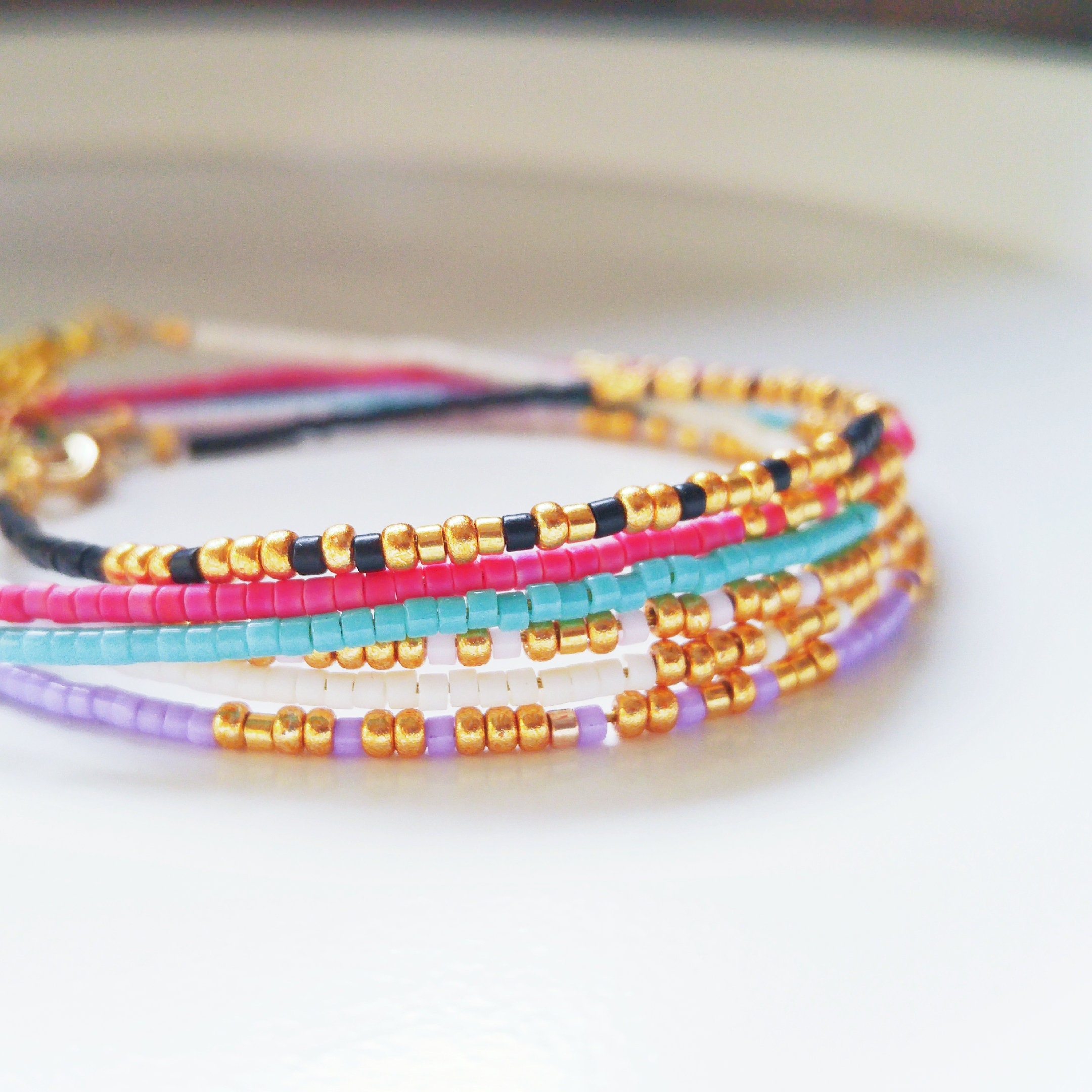 Morse Code Bracelet, Custom Beaded Turquoise Bracelet, Personalized ...