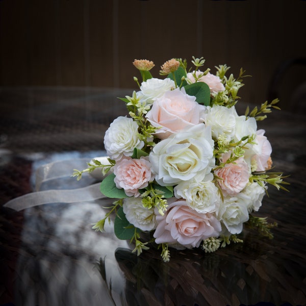 Silk Flower Bouquet - Etsy