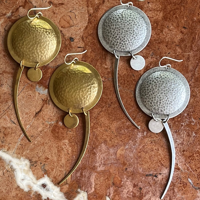 Shield Earrings - Etsy