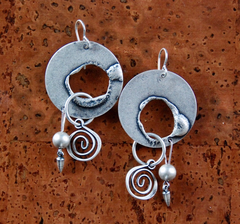 Spiral Charms Earrings by Lochlin Smith - Etsy