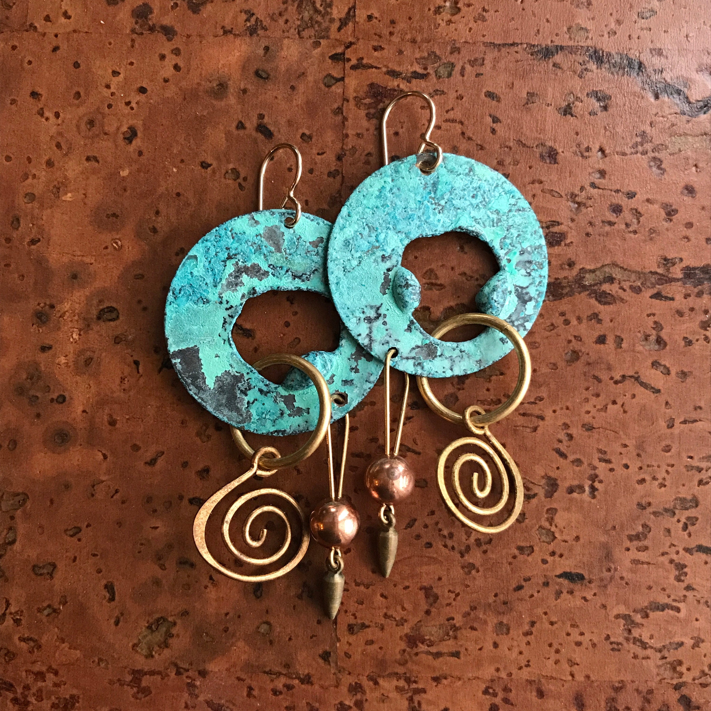 Spiral Charms Earrings by Lochlin Smith - Etsy