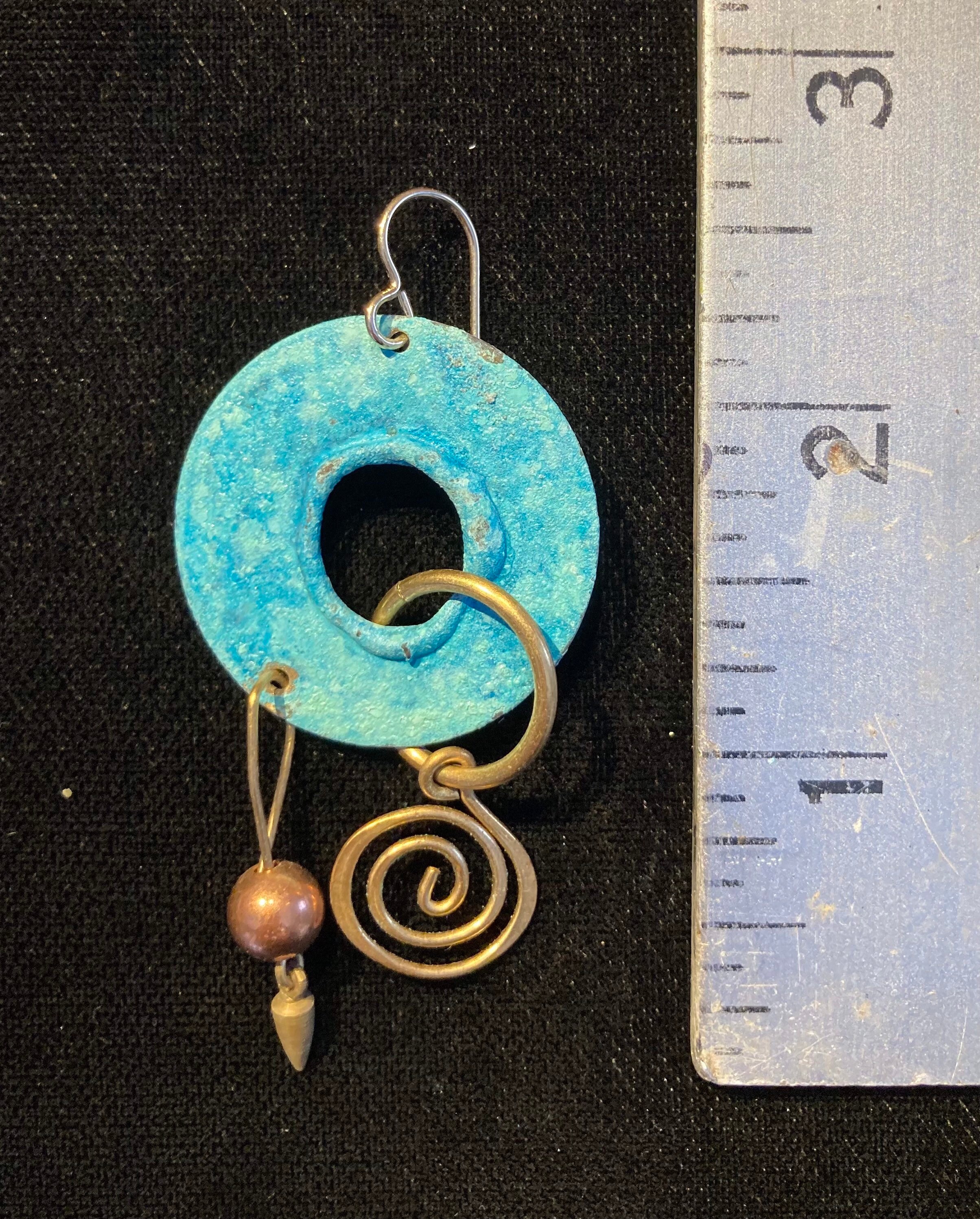 Spiral Charms Earrings by Lochlin Smith - Etsy