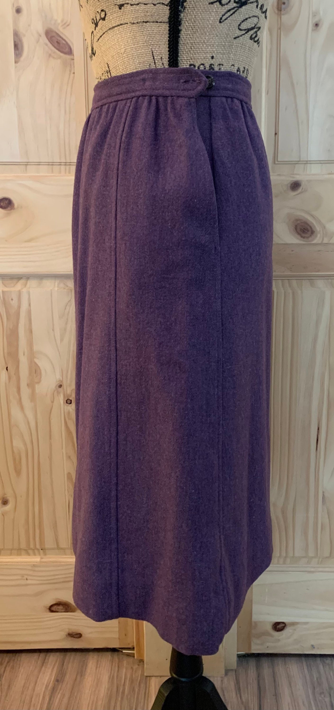 Vintage, the Villager Plumb Wool Suit - Etsy