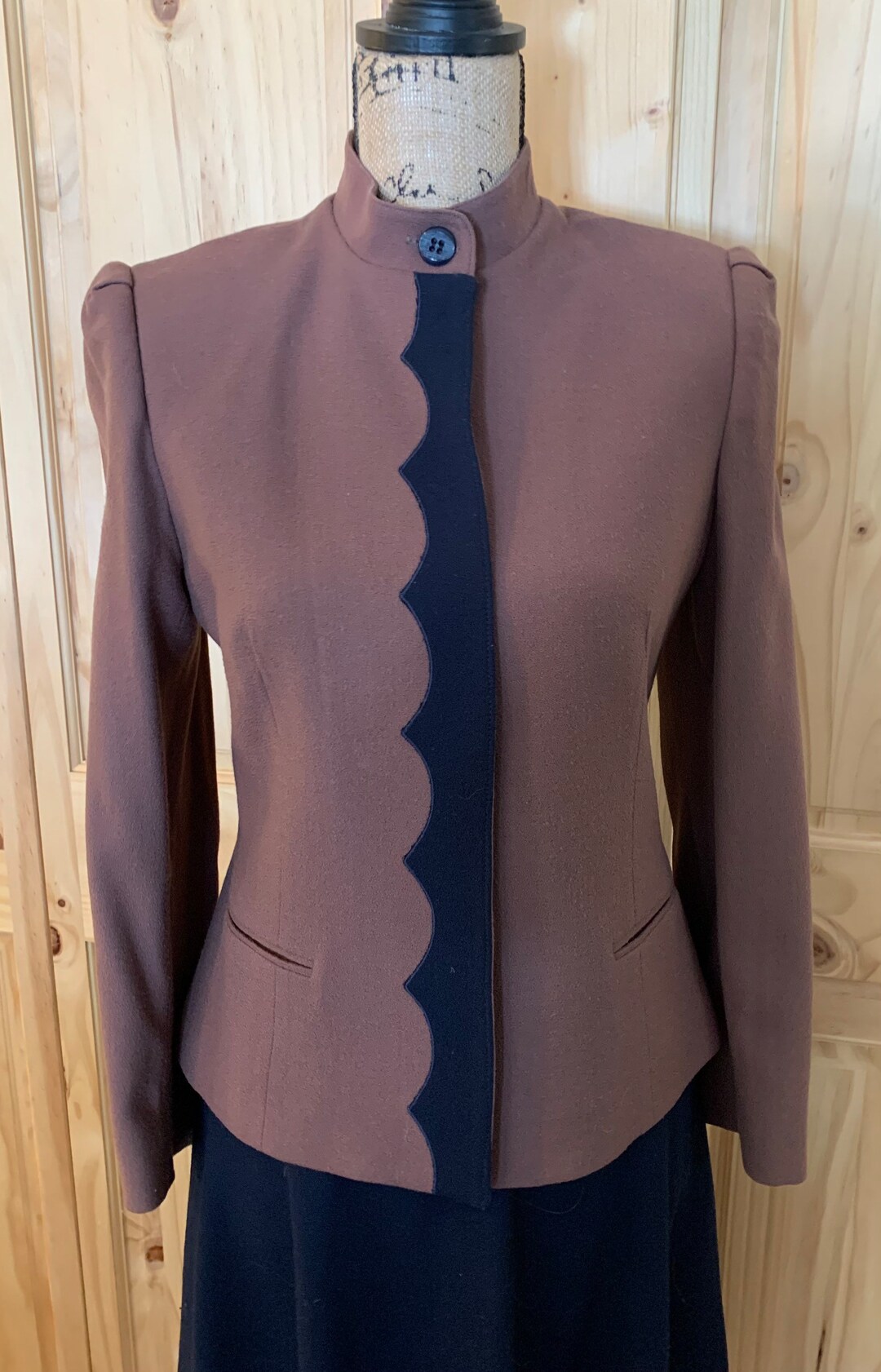 Vintage Bert Newman Skirt and Jacket Set - Etsy