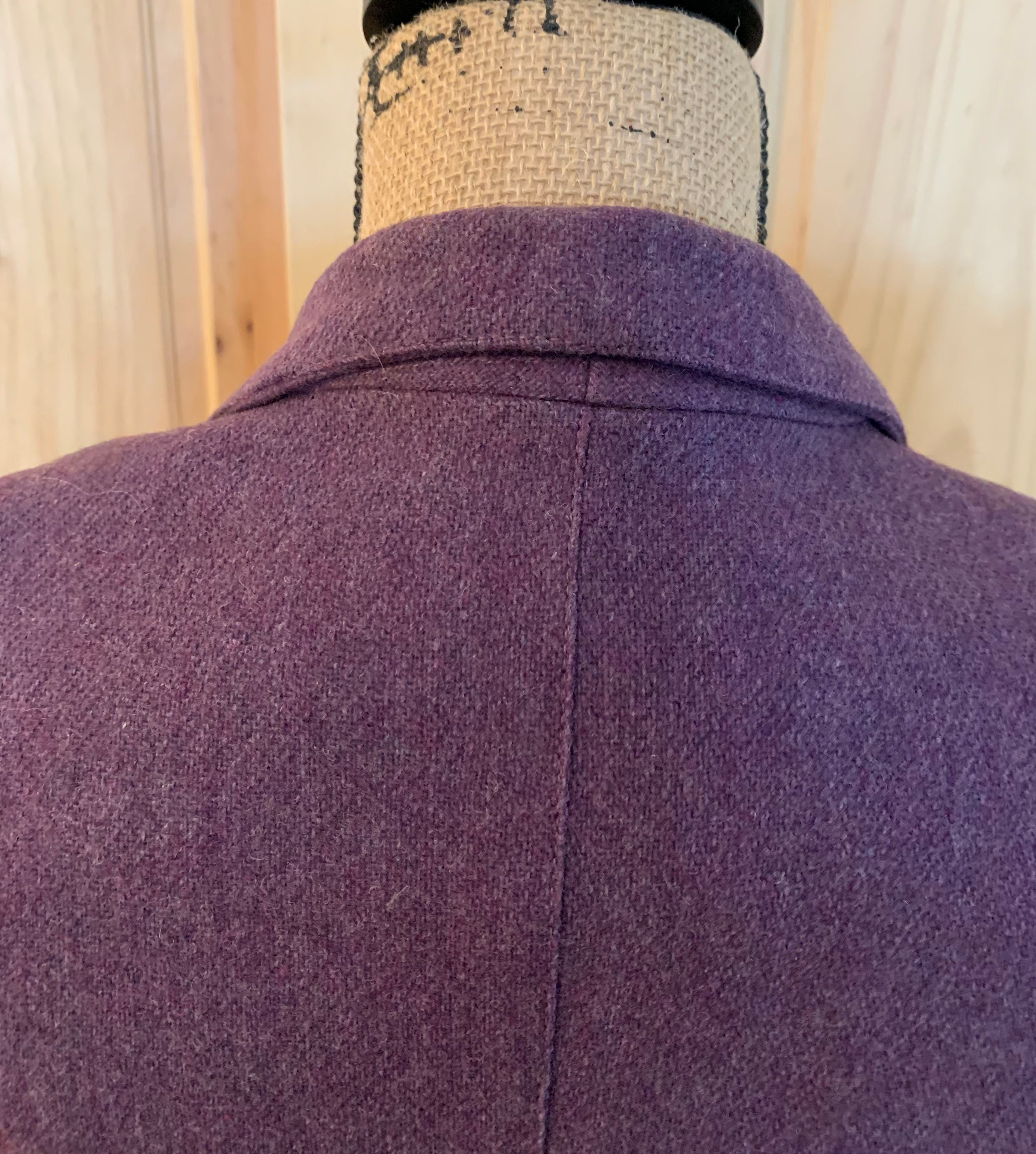 Vintage, the Villager Plumb Wool Suit - Etsy