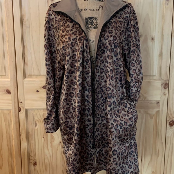 Leopard Raincoat - Etsy