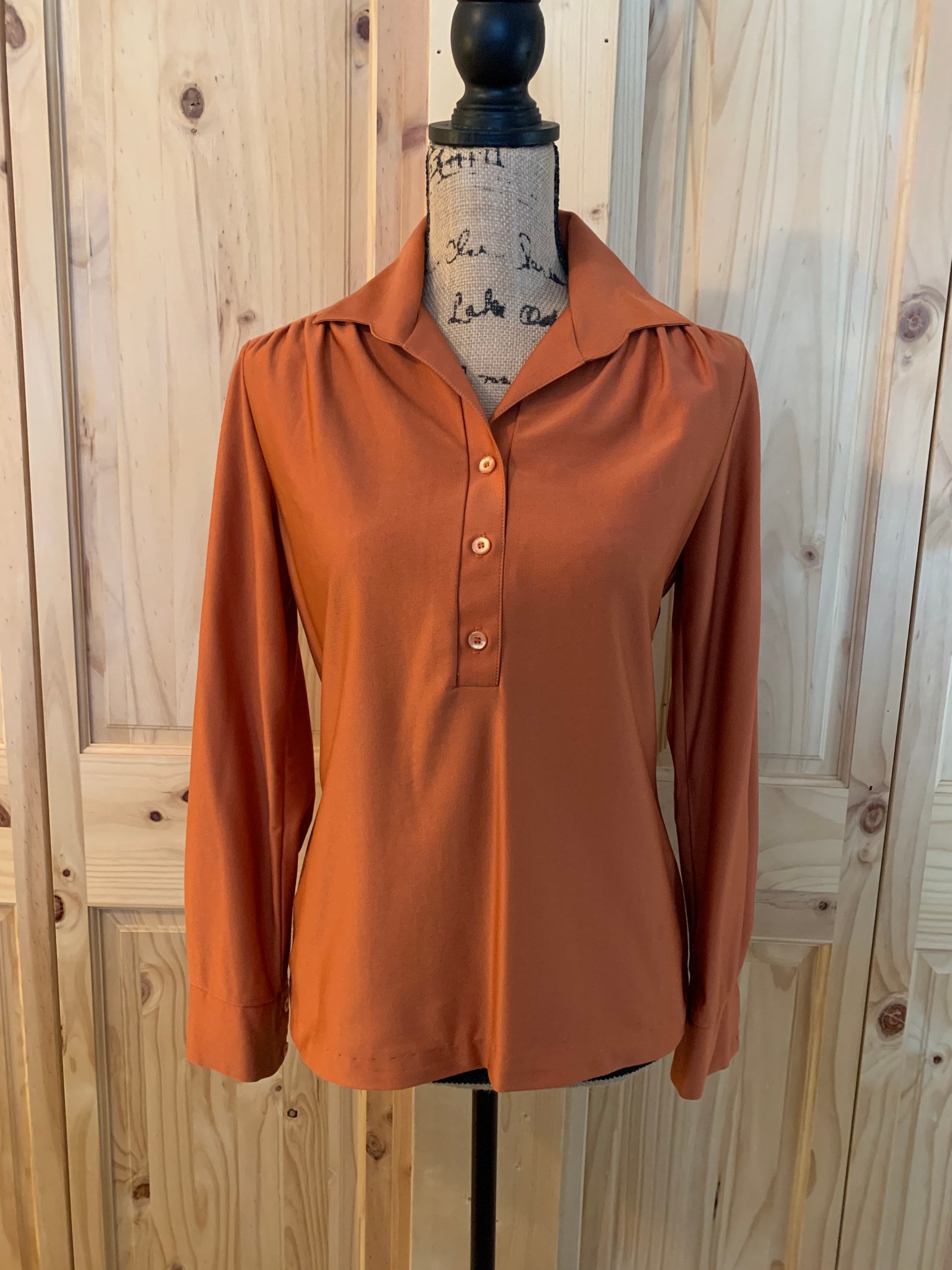 Vintage Long Sleeve Blouses by Lee Mar - Etsy