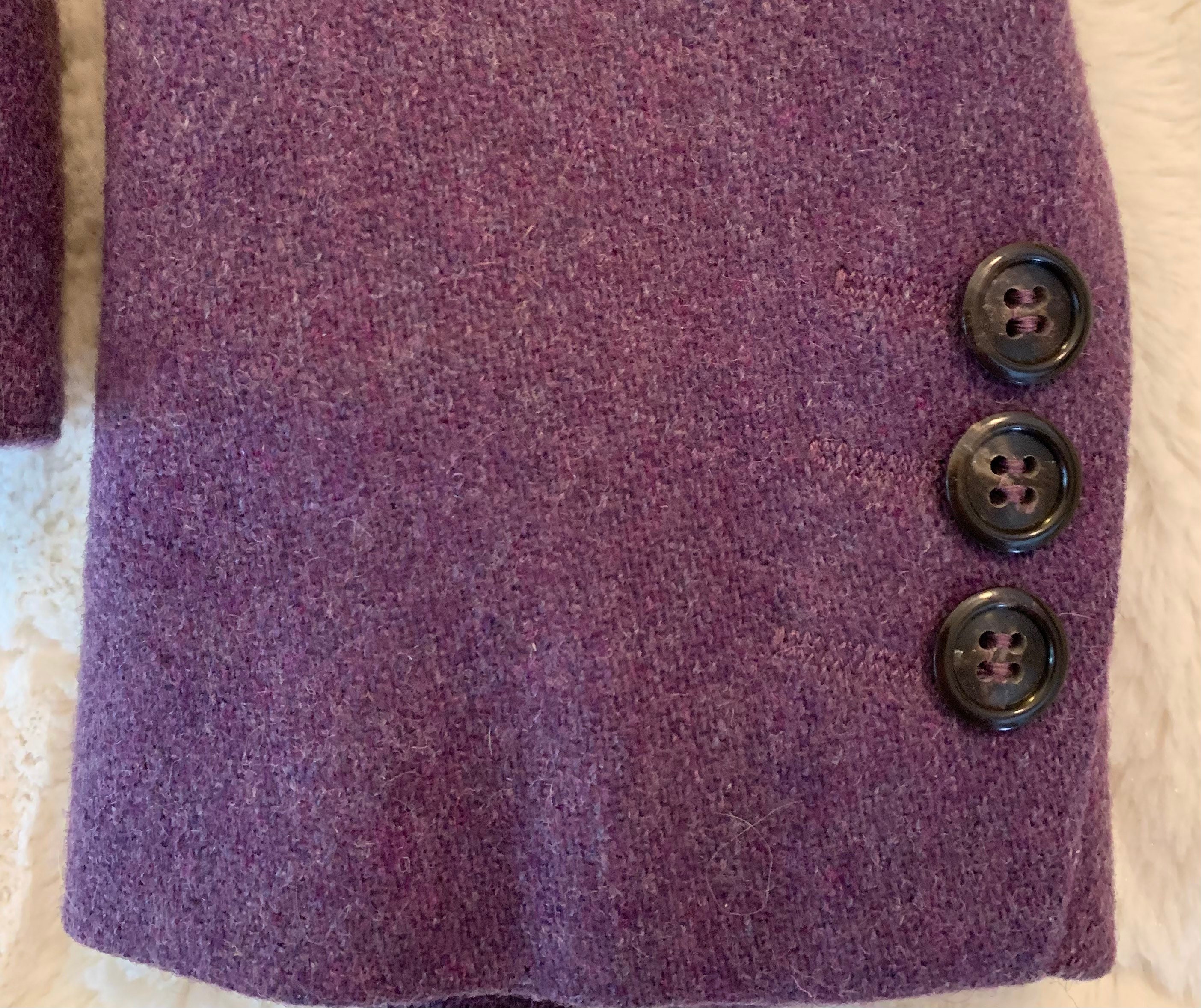 Vintage, the Villager Plumb Wool Suit - Etsy