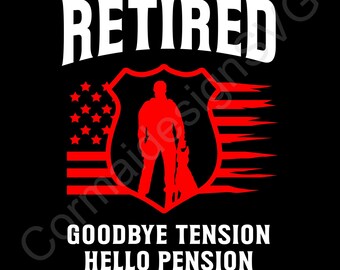 Retired Police Badge - Etsy