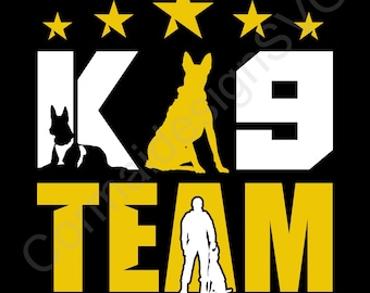 K-9 Handler Svg, K9 Unit Svg, K-9 Unit Svg, K9 Handler, K9 Police Svg ...