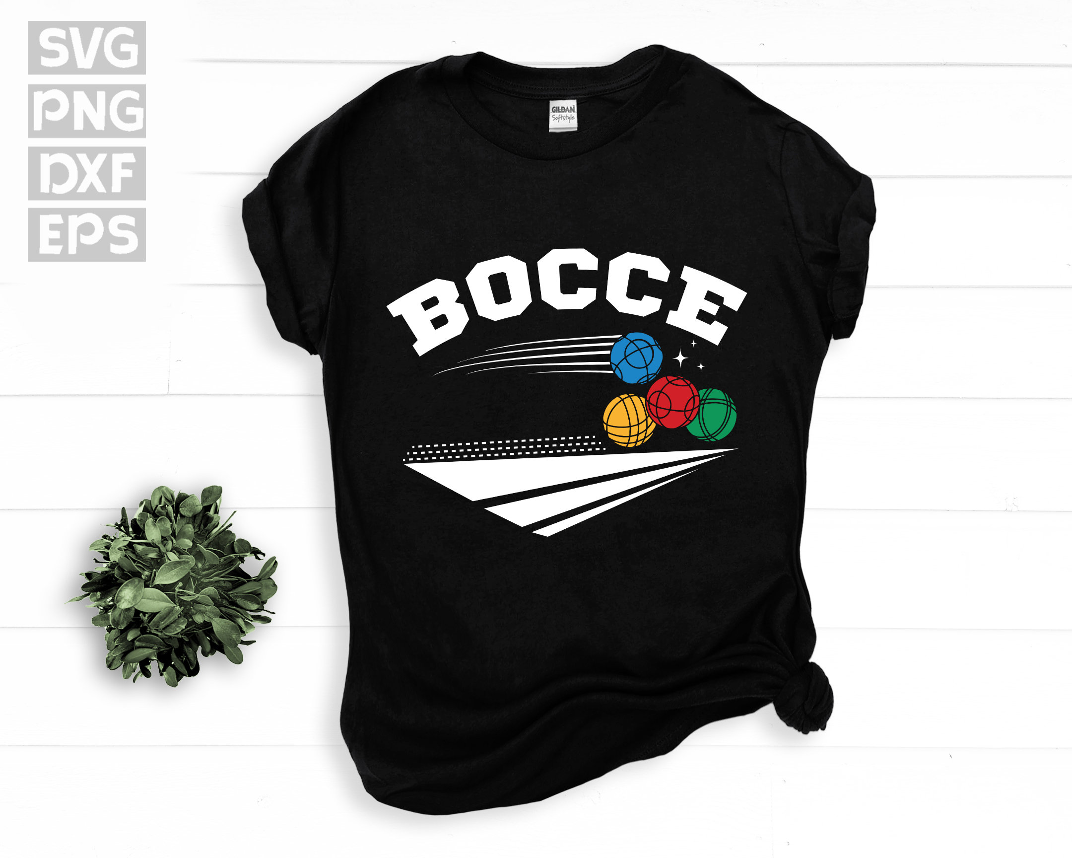 SVG, Png, Dxf, Eps Bocce Balls Graphic Art for Bocce Ball Players ...