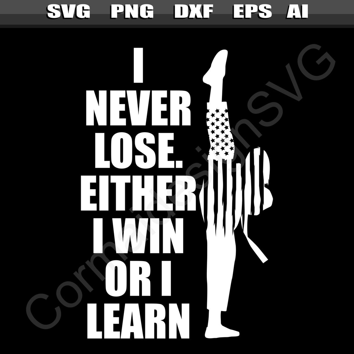 Taekwondo Kick Svg, Karate Kick Svg, Martial Arts Quotes Svg, Taekwon ...