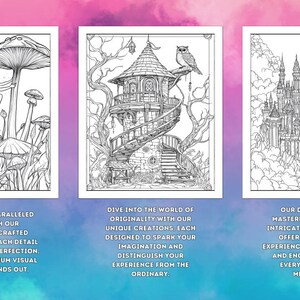 Fairyland COLORING BOOK Instant Download PDF File - an Enchanting ...