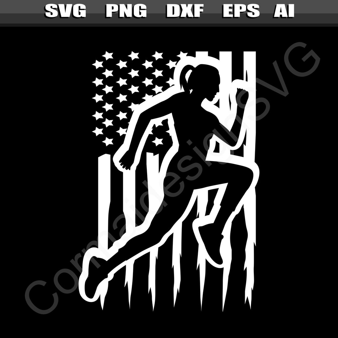 American Flag Track and Field Svg, Track & Field Svg, Running Svgs ...