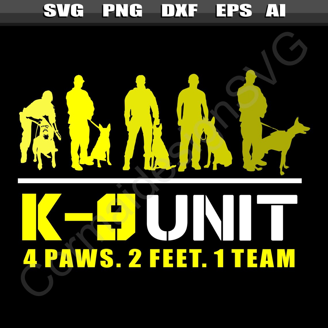 K-9 Handler Svg K9 Unit Svg K-9 Unit Svg K9 Handler K9 - Etsy