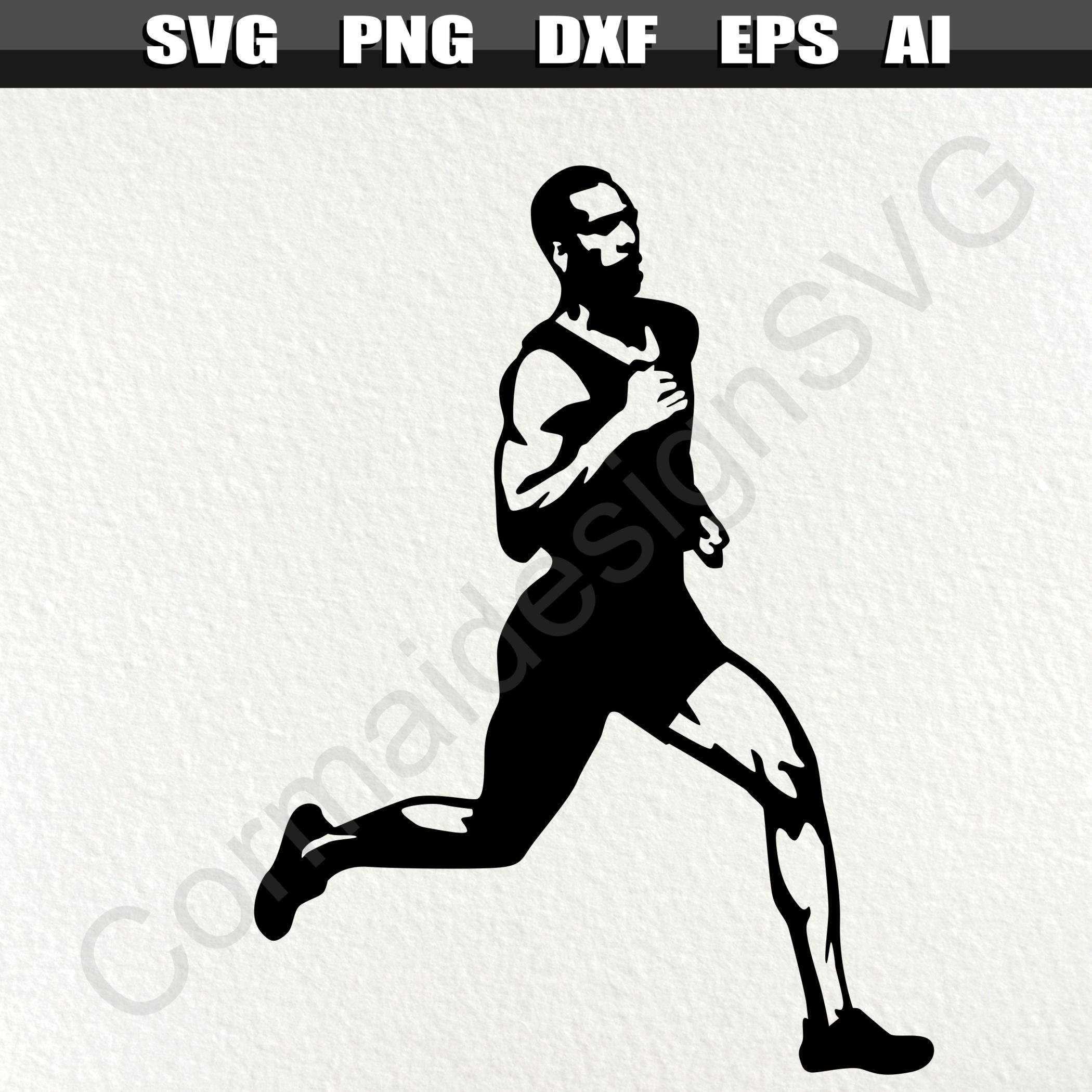 Mens Track and Field svg Track & Field svg Man Running svgs | Etsy