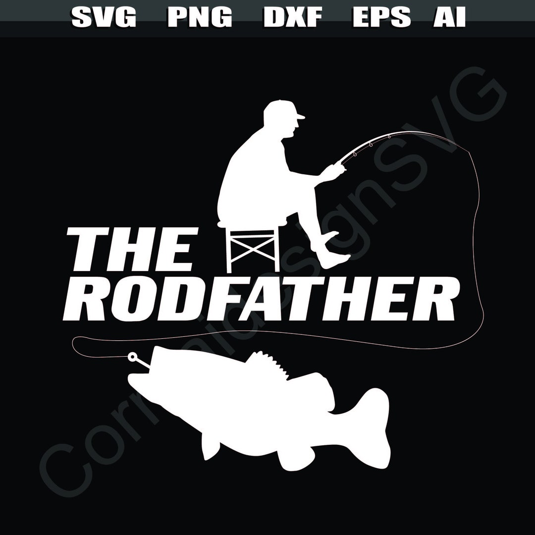 The Rodfather svg The Rod Father svg Dad svg Fathers Day - Etsy España