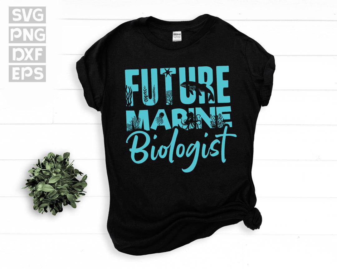 SVG, Png, Dxf, Eps - Future Marine Biologist With Ocean Animals Graphic ...