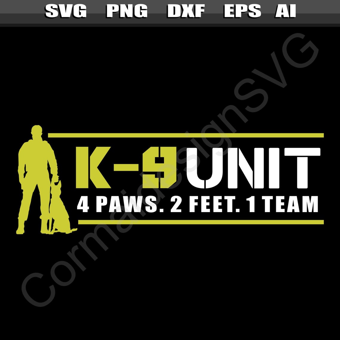 K-9 Handler Svg, K9 Unit Svg, K-9 Unit Svg, K9 Handler, K9 Police Svg ...