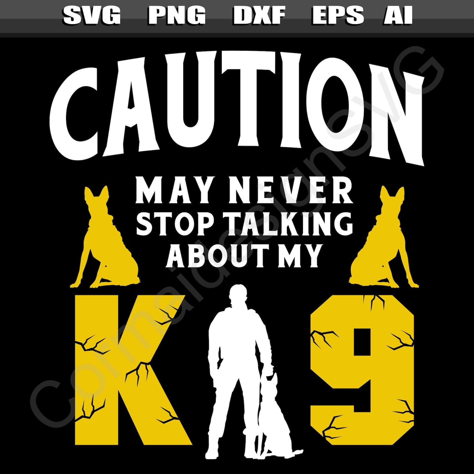 K-9 Handler Svg, K9 Unit Svg, K-9 Unit Svg, K9 Handler, K9 Police Svg ...