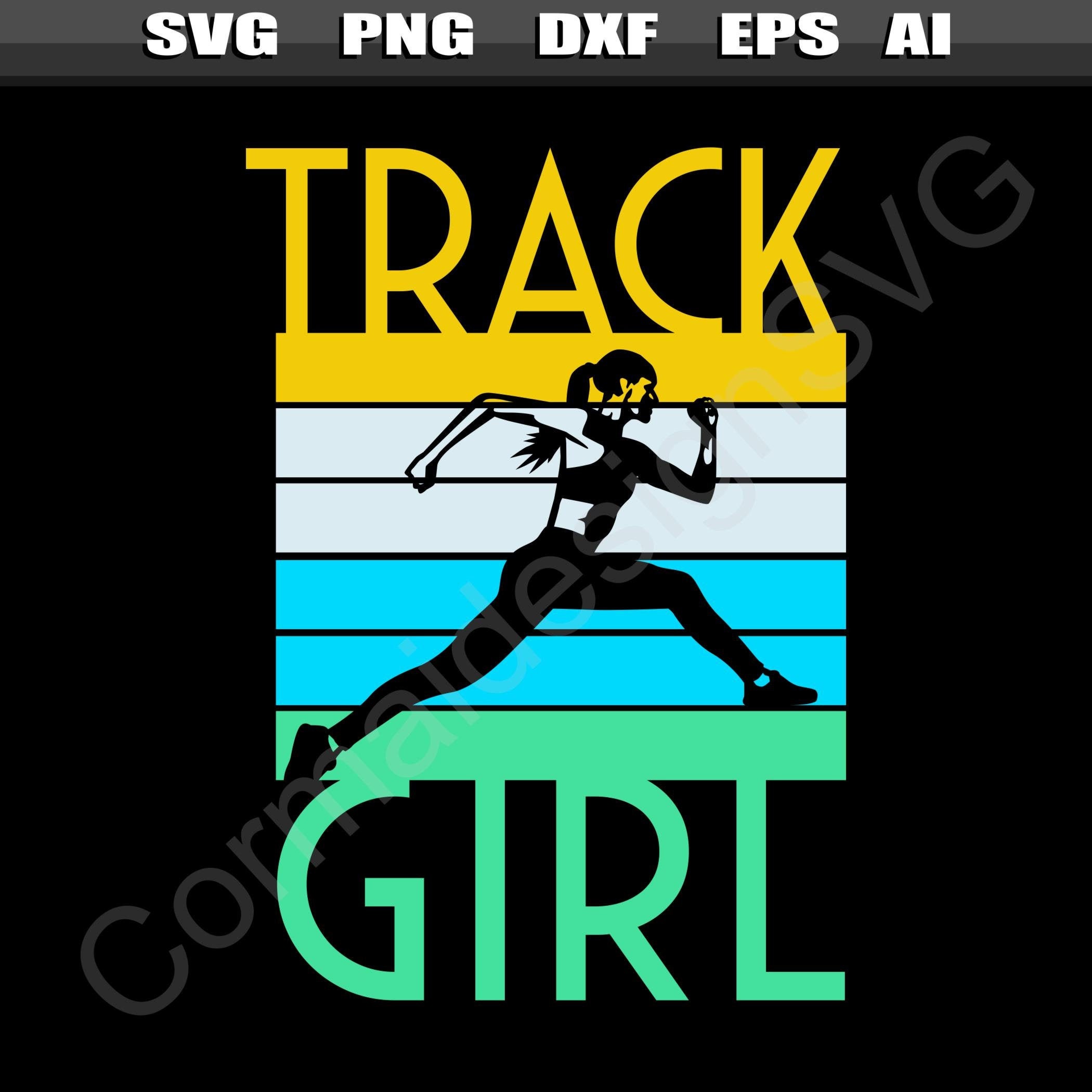 Track Girl svg Track and Field svg Track & Field svg | Etsy