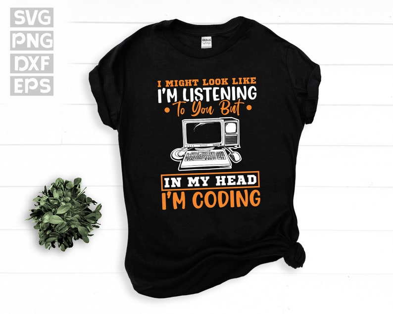 SVG, Png, Dxf, Eps Funny Computer Programmer, Coding, Code Monkey, Software Developer ...