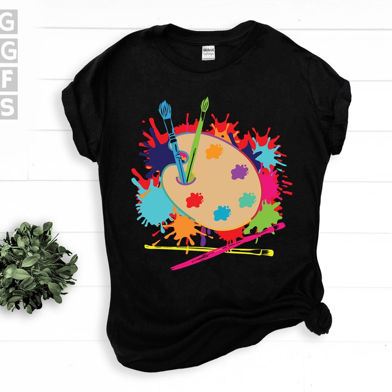 Paint Palette Svg - Etsy