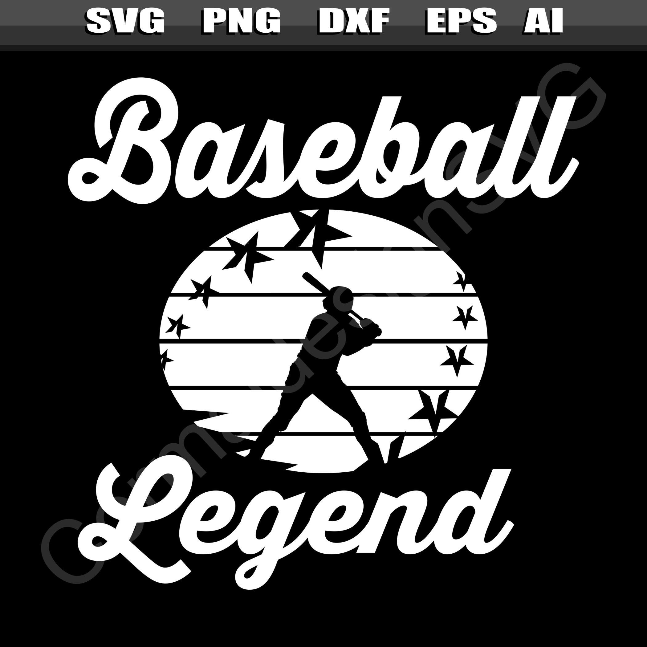 Baseball Batter Legend Baseball Quote SVG, Baseball Sayings Svg ...