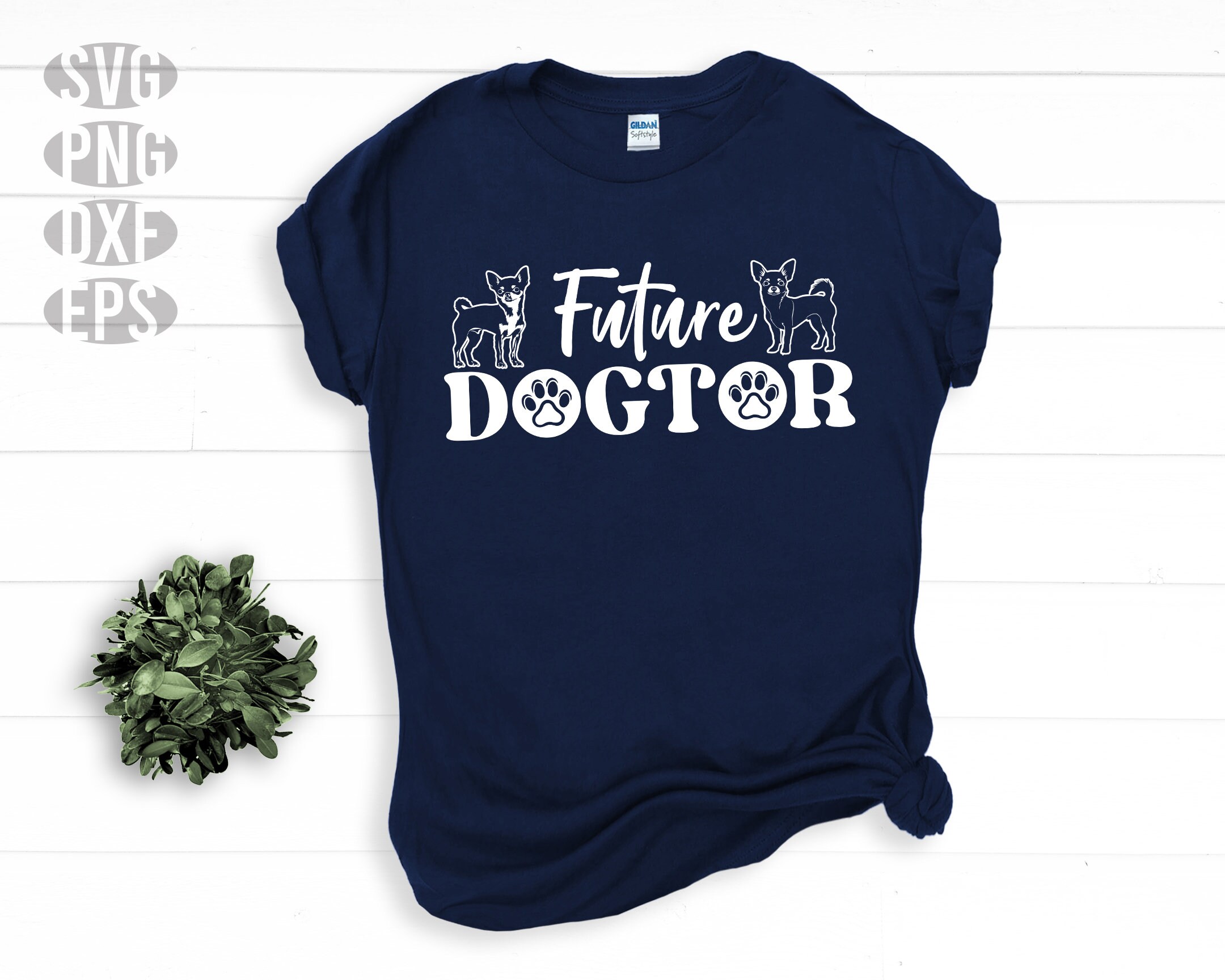 SVG, Png, Dxf, Eps Future Dogtor, Funny Future Veterinarian Graphic Art ...